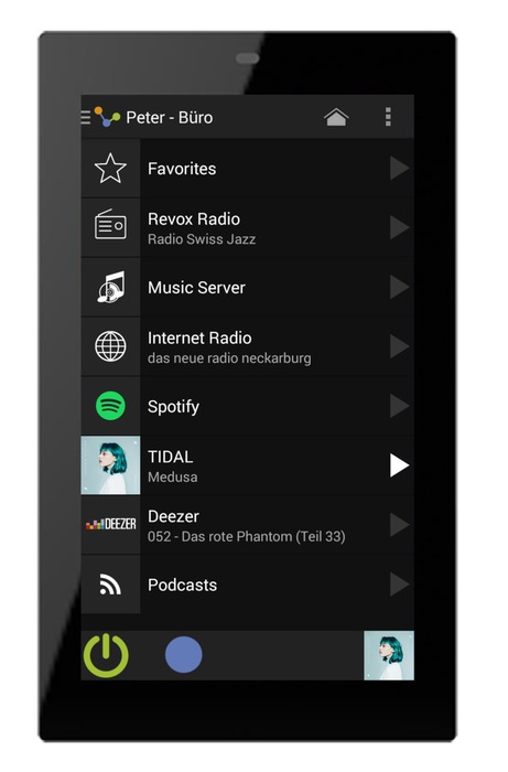 REVOX Touchdisplay
